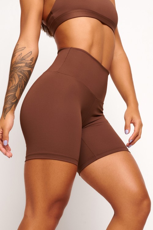 Bermuda Tech-Run Marrom E-Run